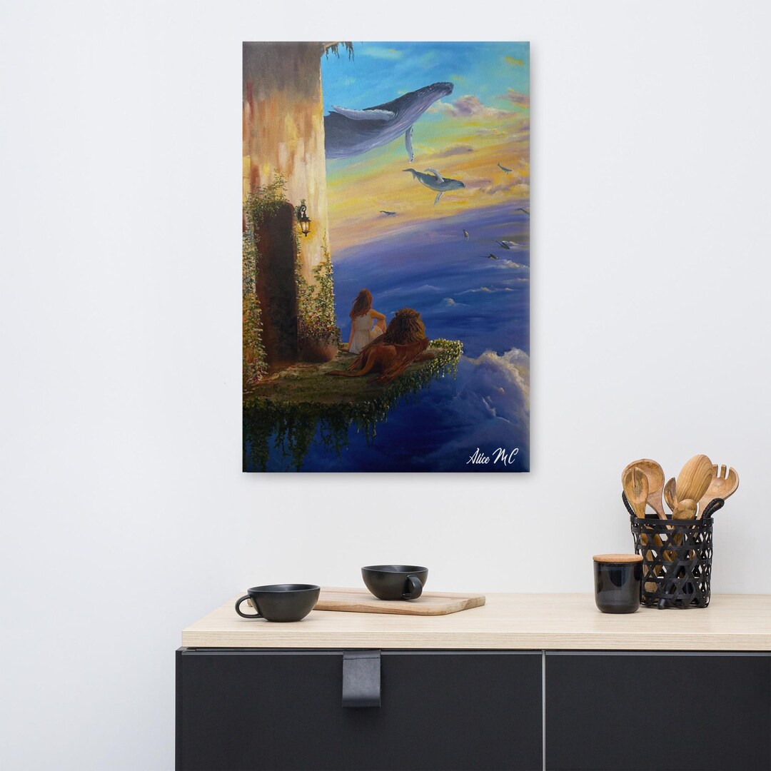 Chasing the Dawn | Fine Art Fantasy Canvas Print - Etsy