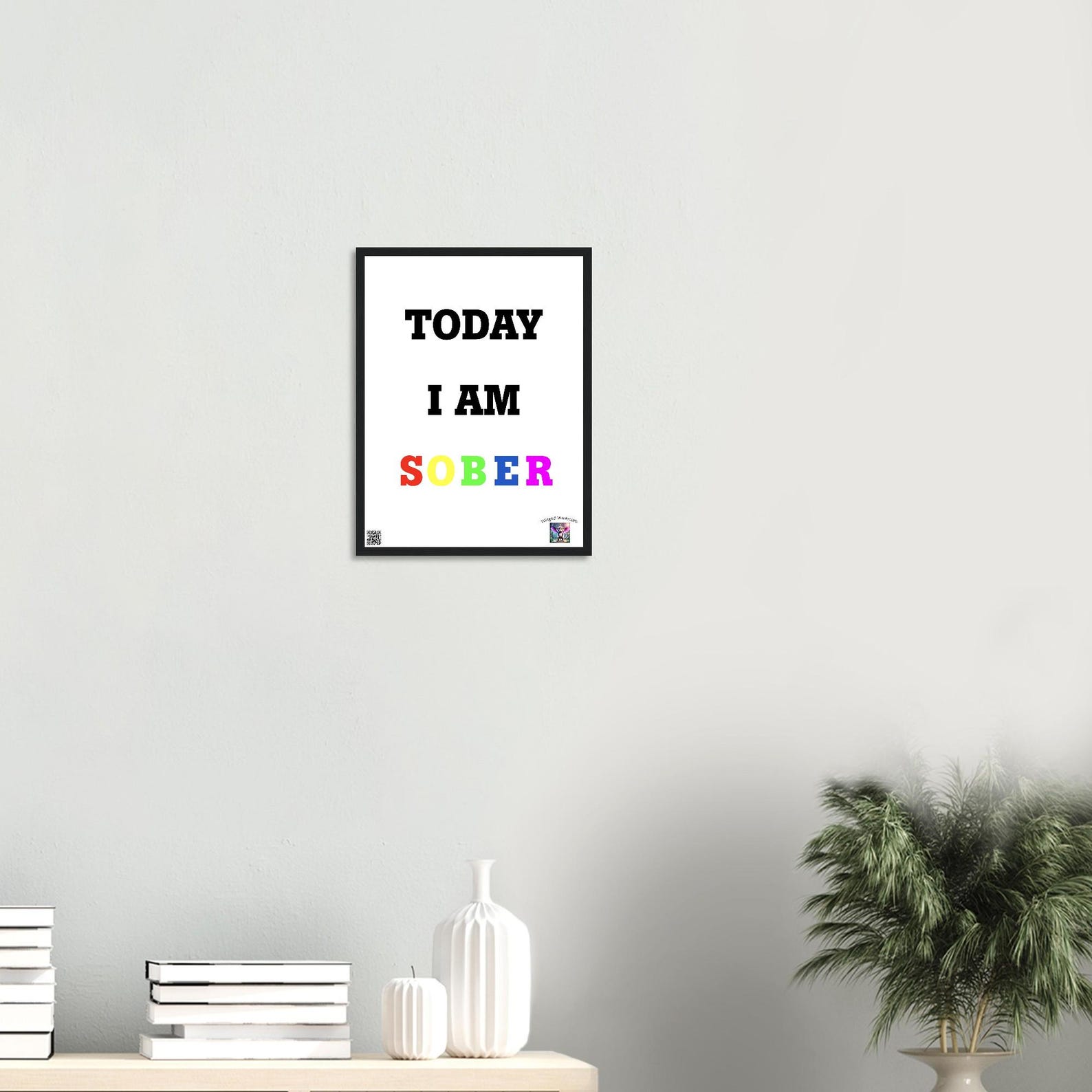 12 X 16" AA Motivational Poster. "today I Am Sober" - Etsy