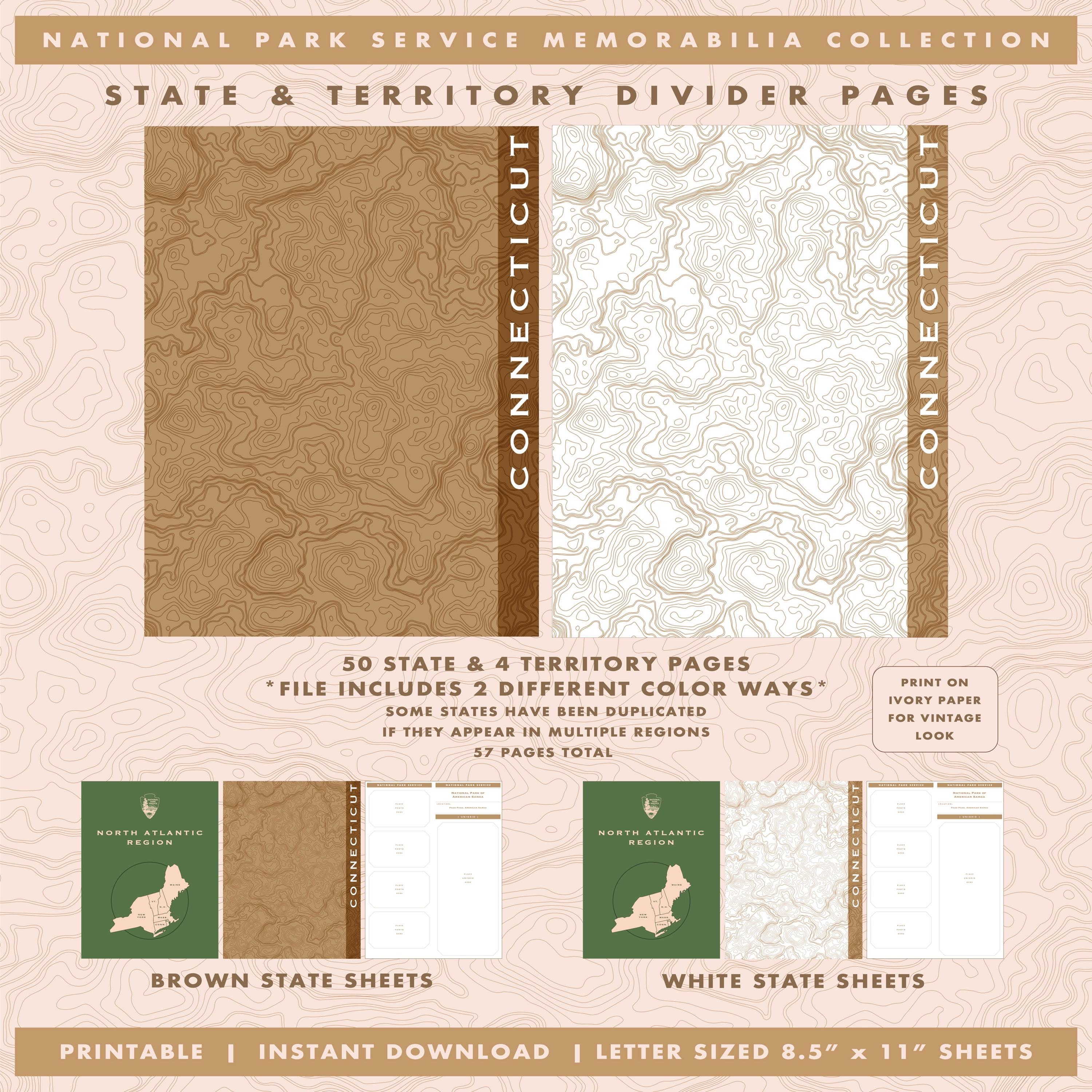 400+ National Parks US National Park Brochure Bundle | NPS Memorabilia ...