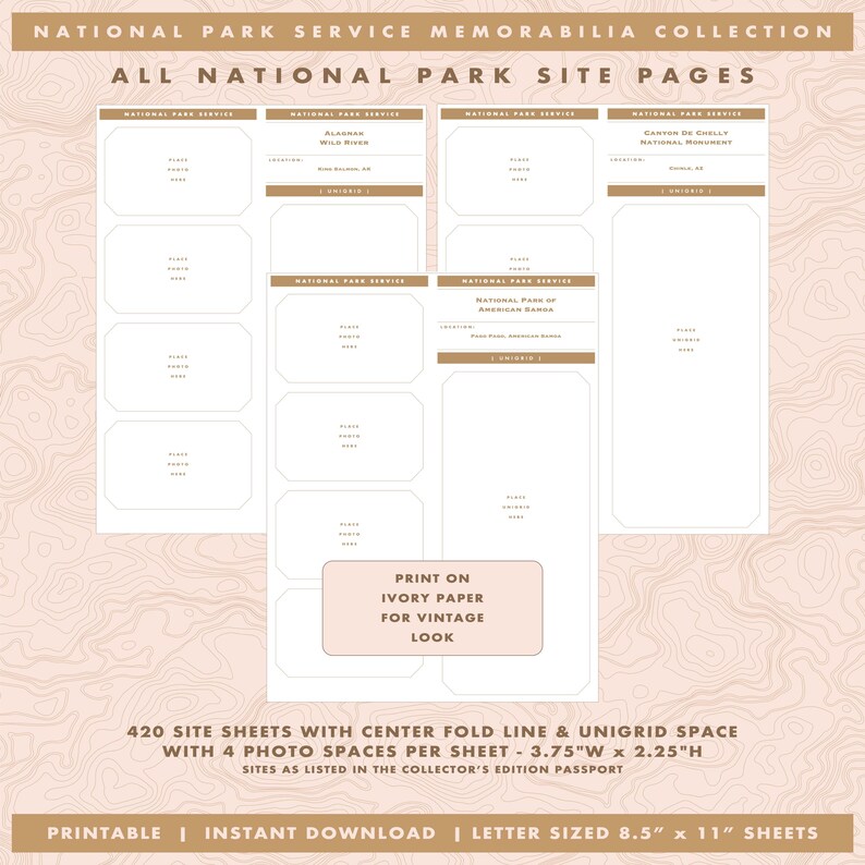 400+ National Parks US National Park Brochure Bundle | NPS Memorabilia ...