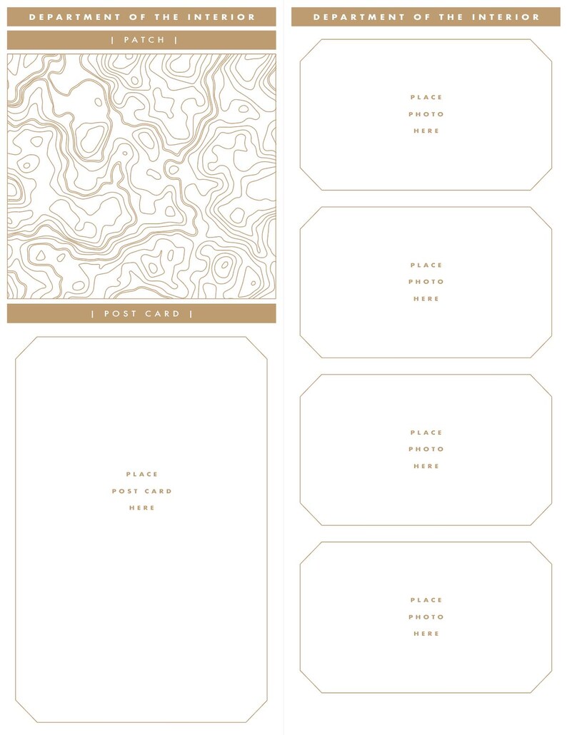 US National Park Brochure Sheets With Postcard & Patch Sections | NPS ...