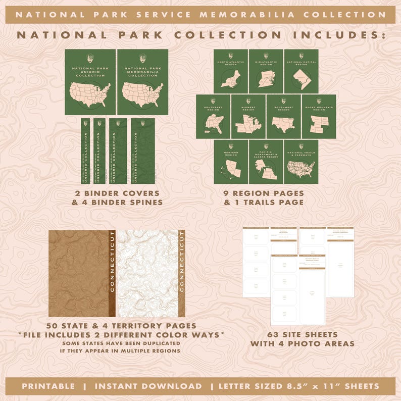 63 National Parks US National Park Brochure Bundle | NPS Memorabilia ...