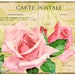 4x5 Vintage Cottage Flower Rose Botanical French Paris ATC Background ...