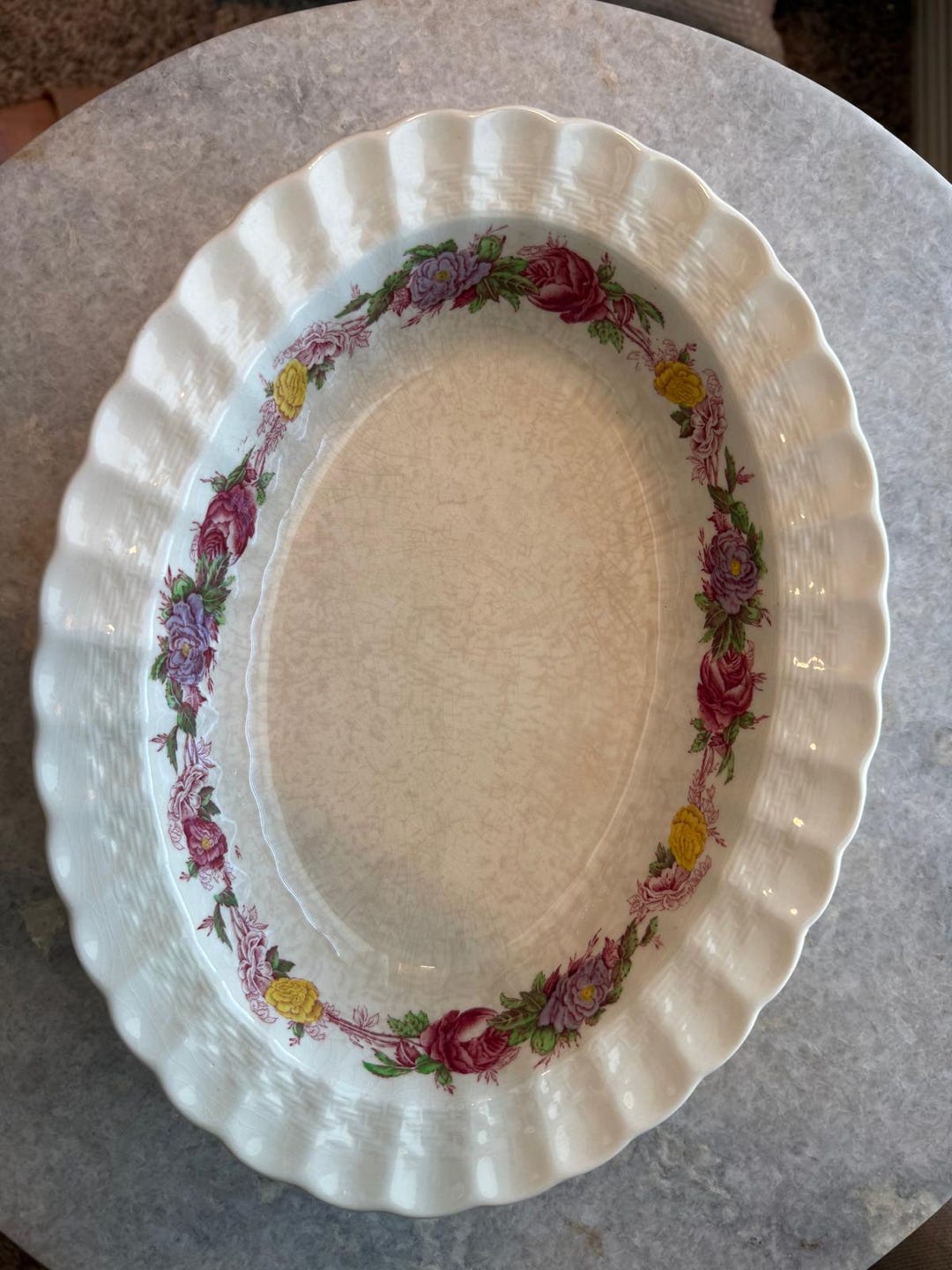 Copeland Spode Rose Briar 10" Oval Serving Platter England 1930's - Etsy