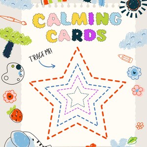 Calming Cards for Kids – Finger Tracing Tool for Emotional Regulation ...