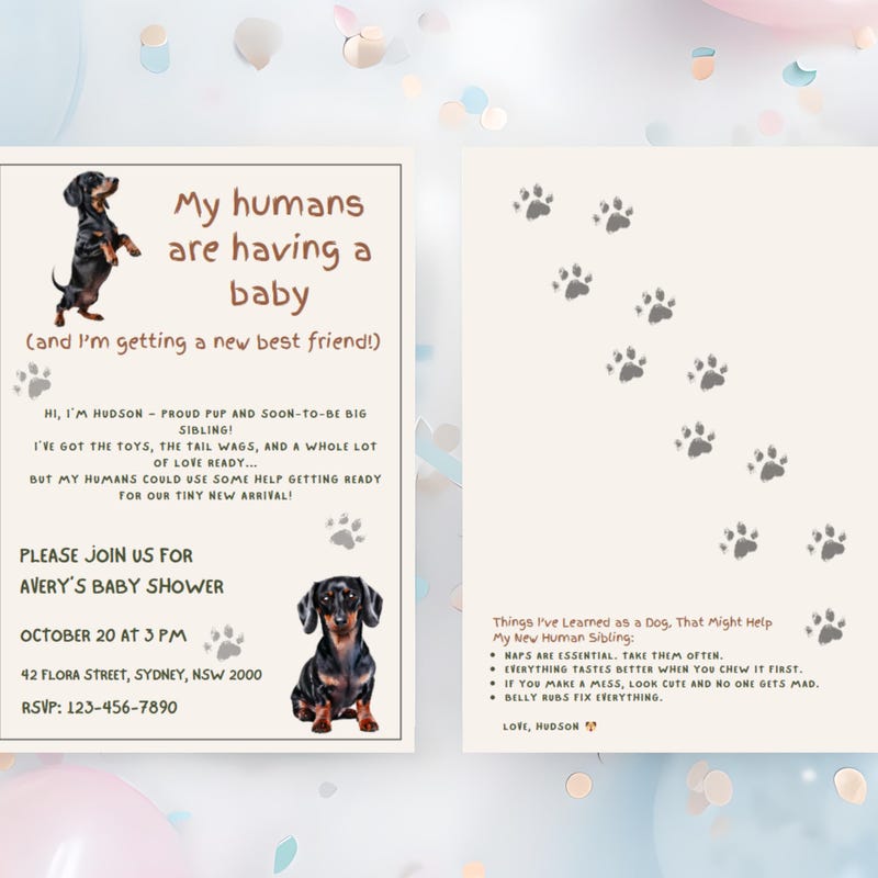 Dachshund Shower - Etsy