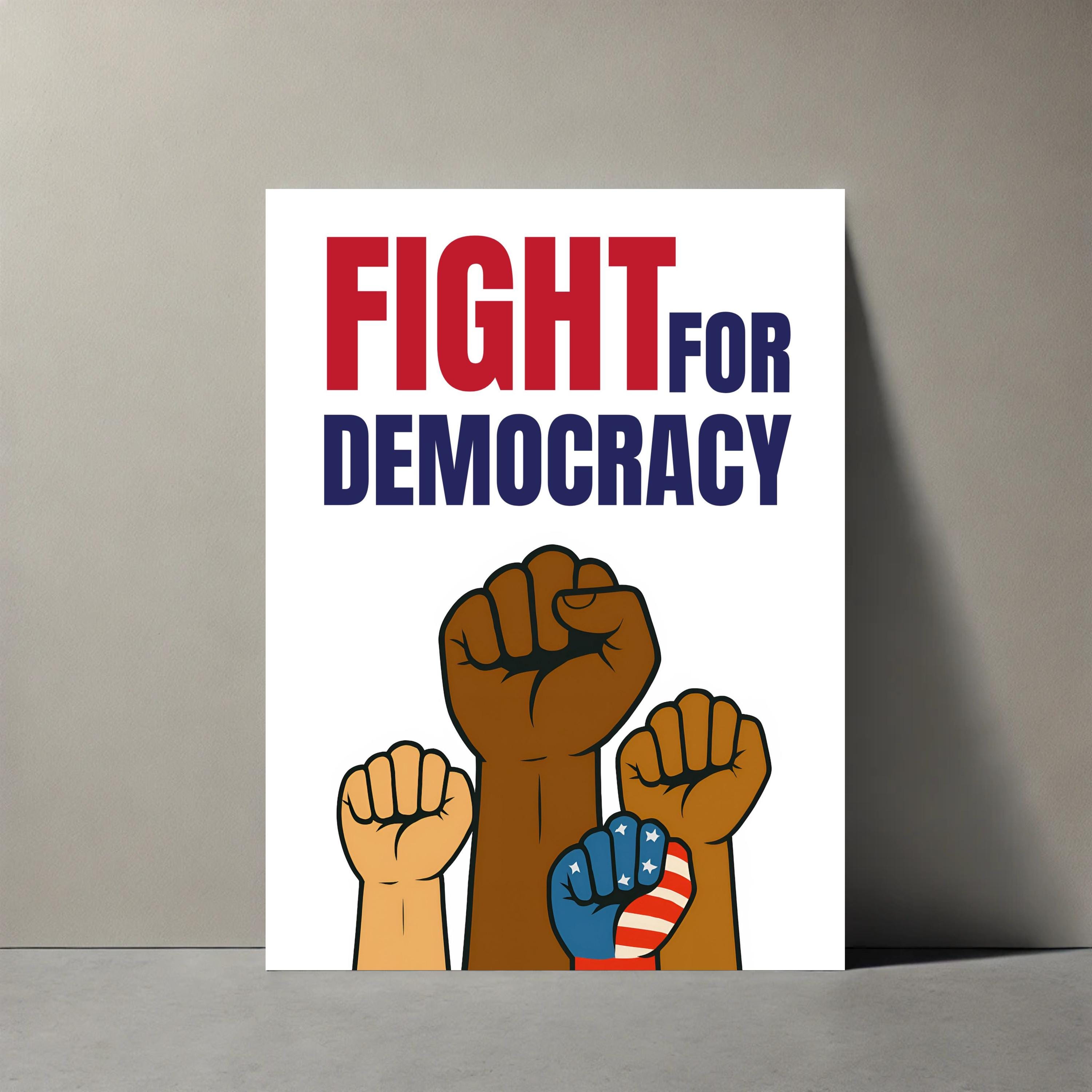 Democracy Symbol Poster