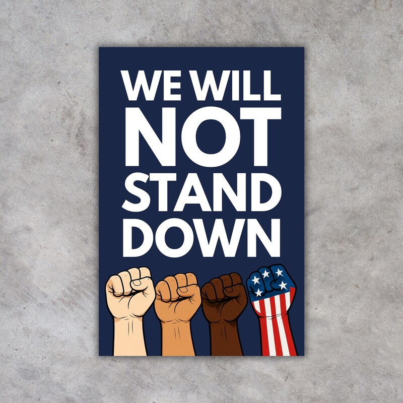 Anti Trump Protest Poster - Etsy