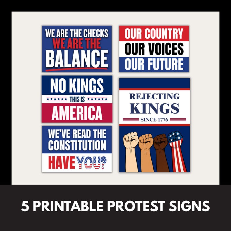 Printable Protest Signs - Etsy