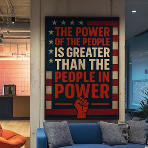 Protest Poster – Power of the People Sign – Digital Download Wall Art ...