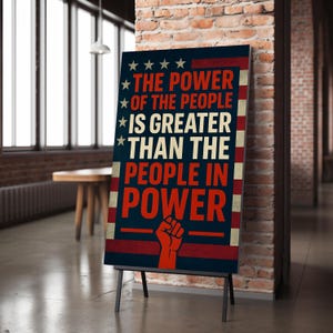 Protest Poster – Power of the People Sign – Digital Download Wall Art ...