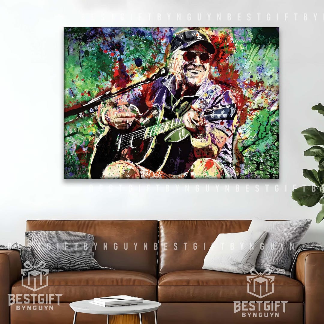 Jimmy Buffett 'margaritaville' Canvas Print - Iconic Song Artwork ...