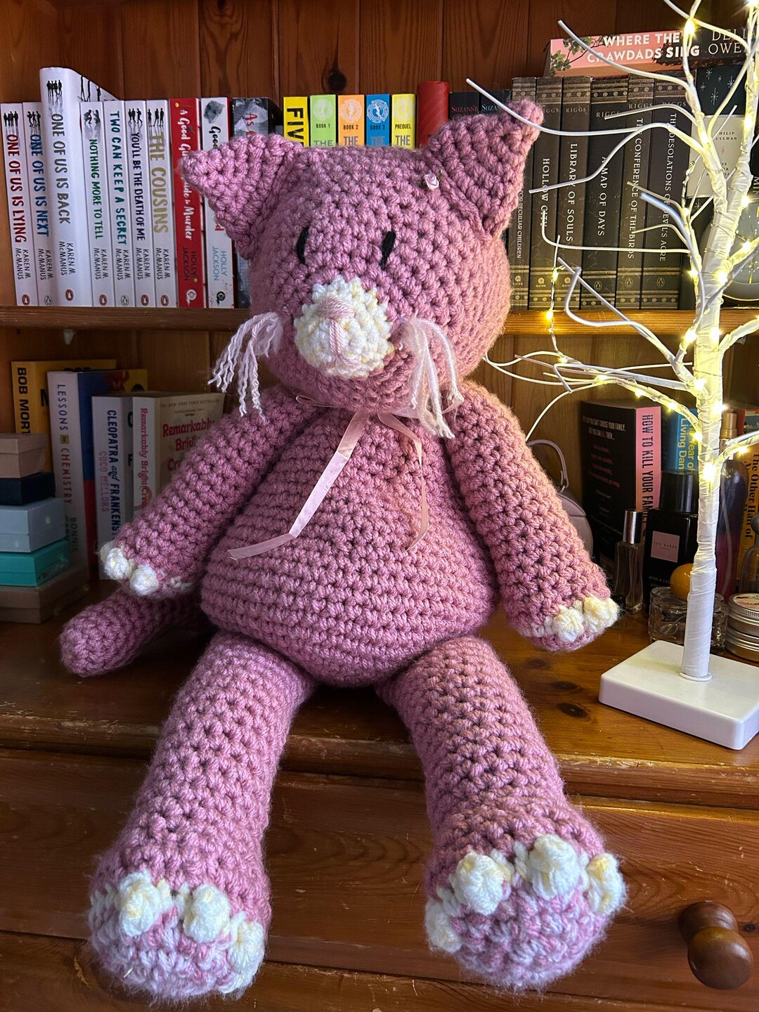 Tabatha the Crochet Cat Cuddly Toy - Etsy UK