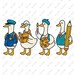 Cute Duck PNG Bundle, Digital Download Clipart, Teacher Student Artist ...