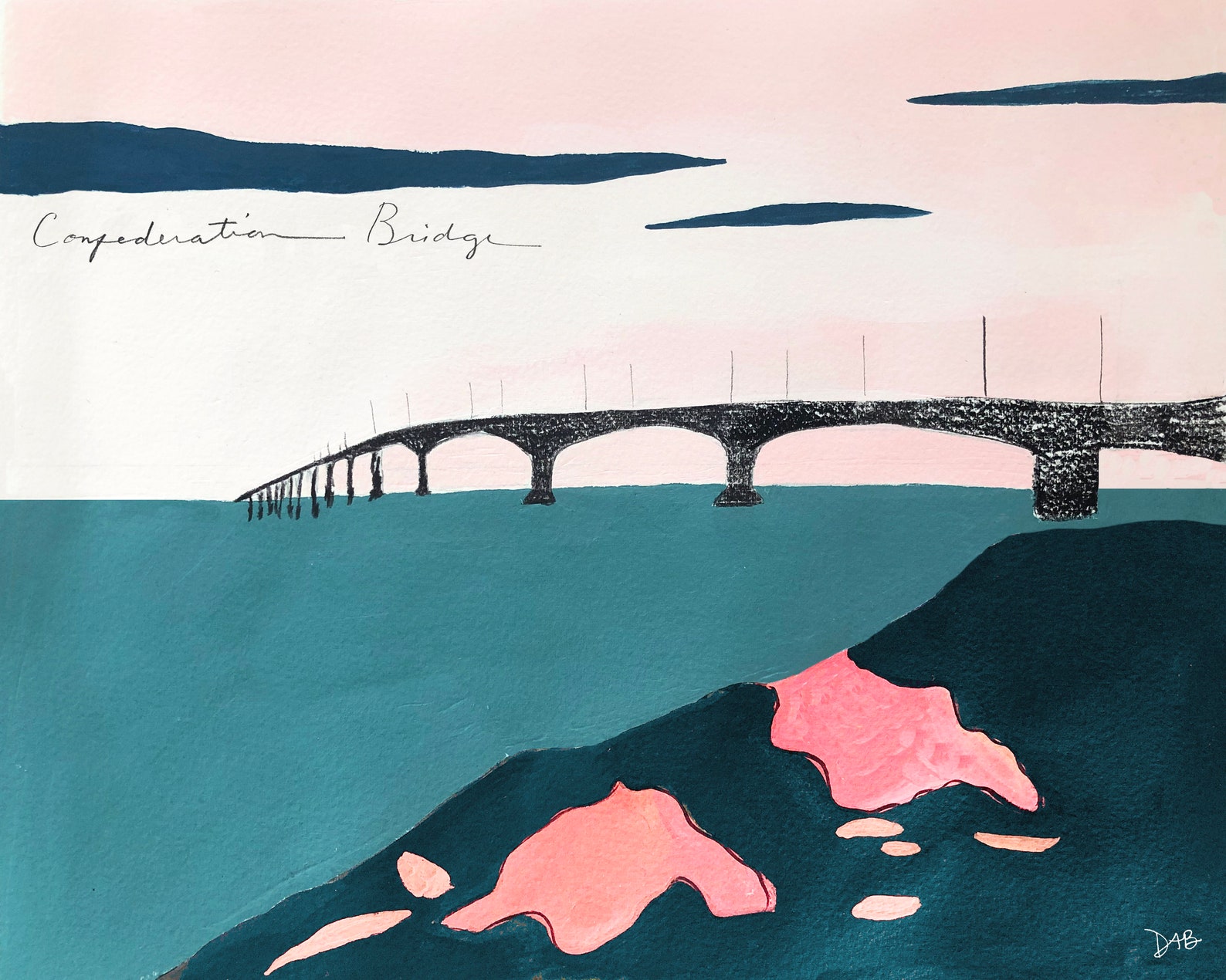 PEI Confederation Bridge 8X10 Print - Etsy