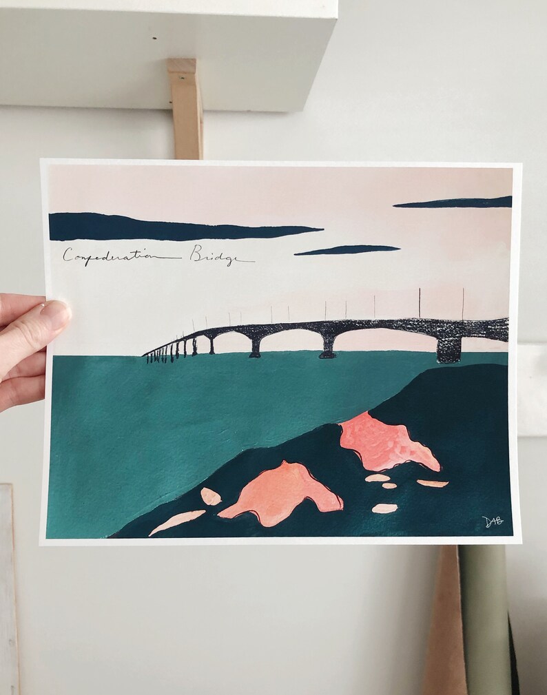 PEI Confederation Bridge 8X10 Print - Etsy