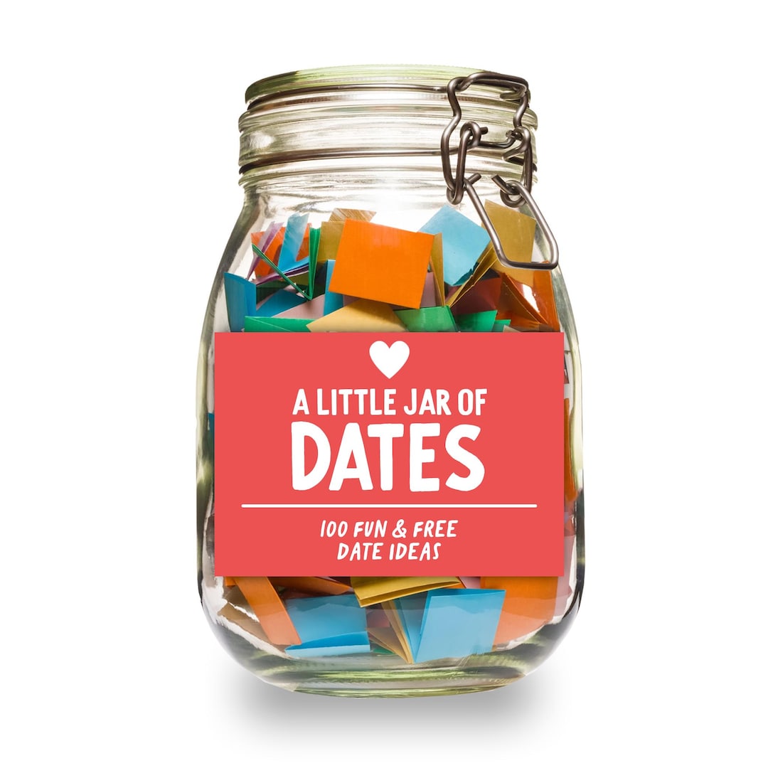 Jar of Dates || Gift for Partner || Printable Dates Jar || Read Me When ...