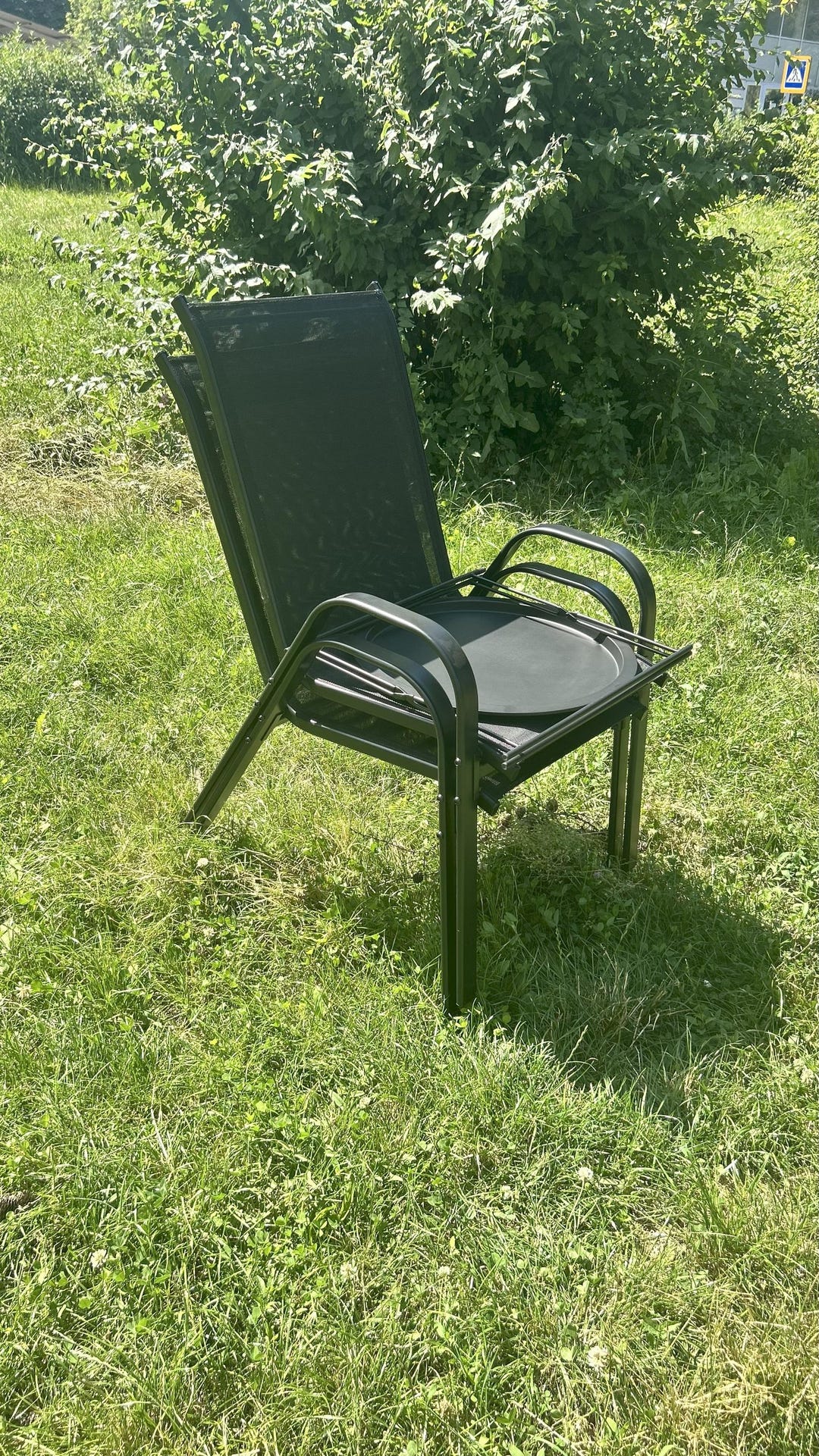 Outdoor Chairs, Metal Chairs, Patio Set, Modern Steel Garden Chair ...