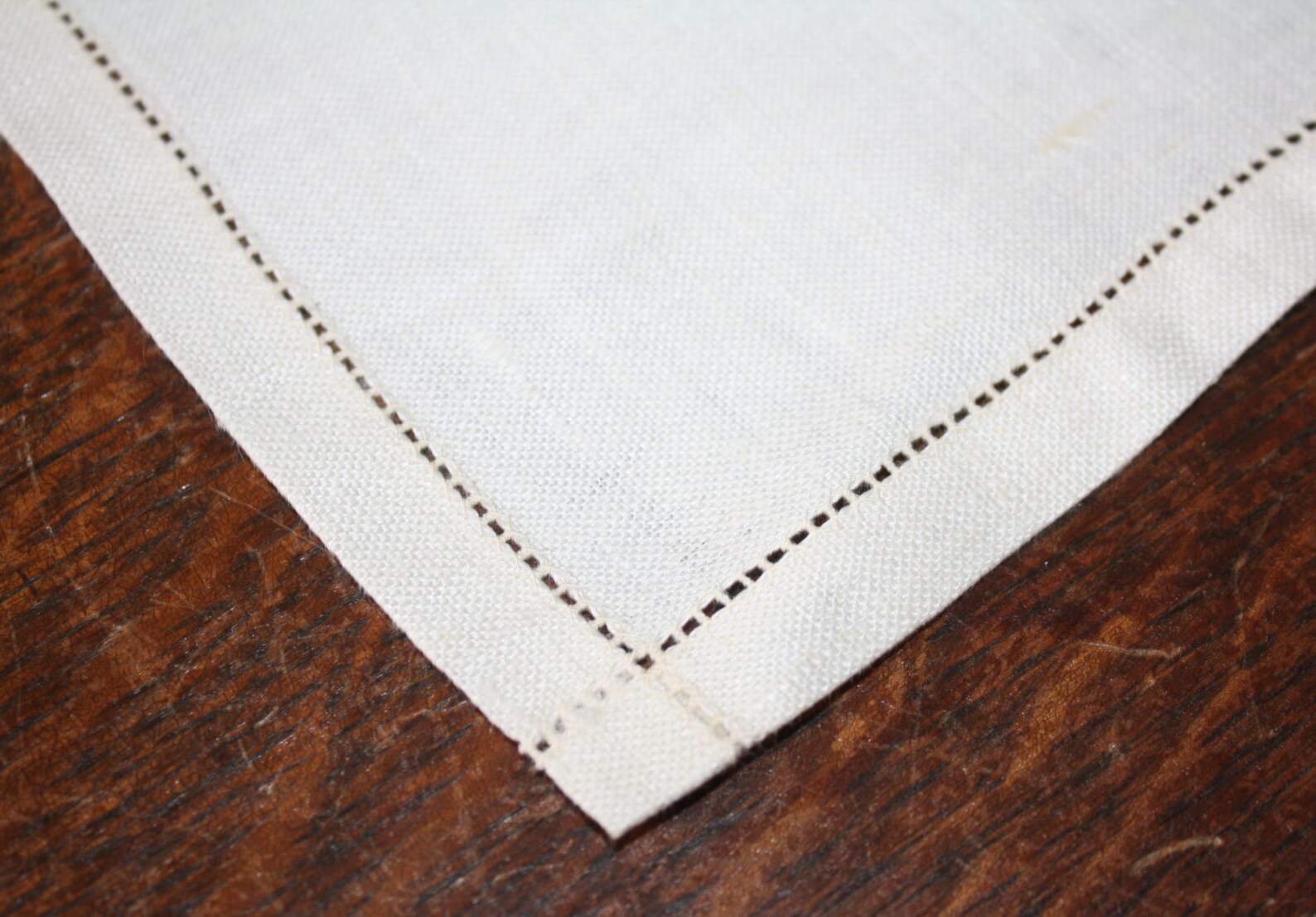 Embroidered Linen Tray Cloth Doily Table Topper Purple Flowers - Etsy