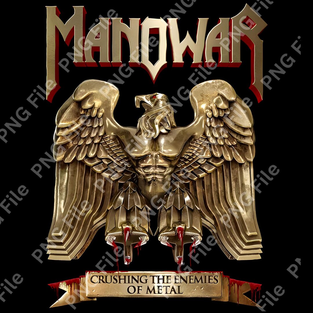 Manowar Eagle PNG | Crushing the Enemies of Metal | Heavy Metal Gold ...