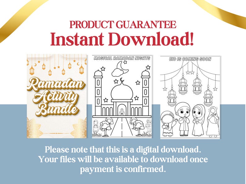 Ramadan Printable Activity Pack for Muslim Kids — Coloring Pages ...