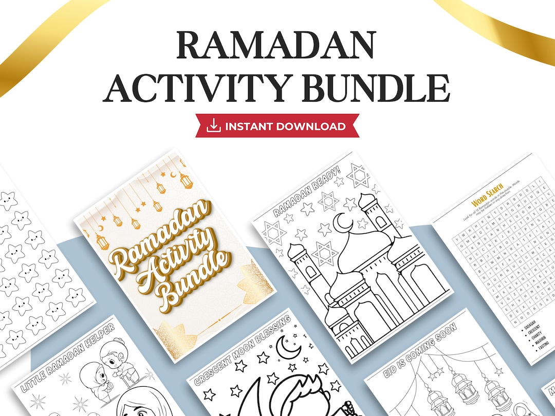 Ramadan Printable Activity Pack for Muslim Kids — Coloring Pages ...
