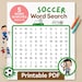 Soccer Word Search Puzzle for Kids | 5 Printable Sports Activity Games ...