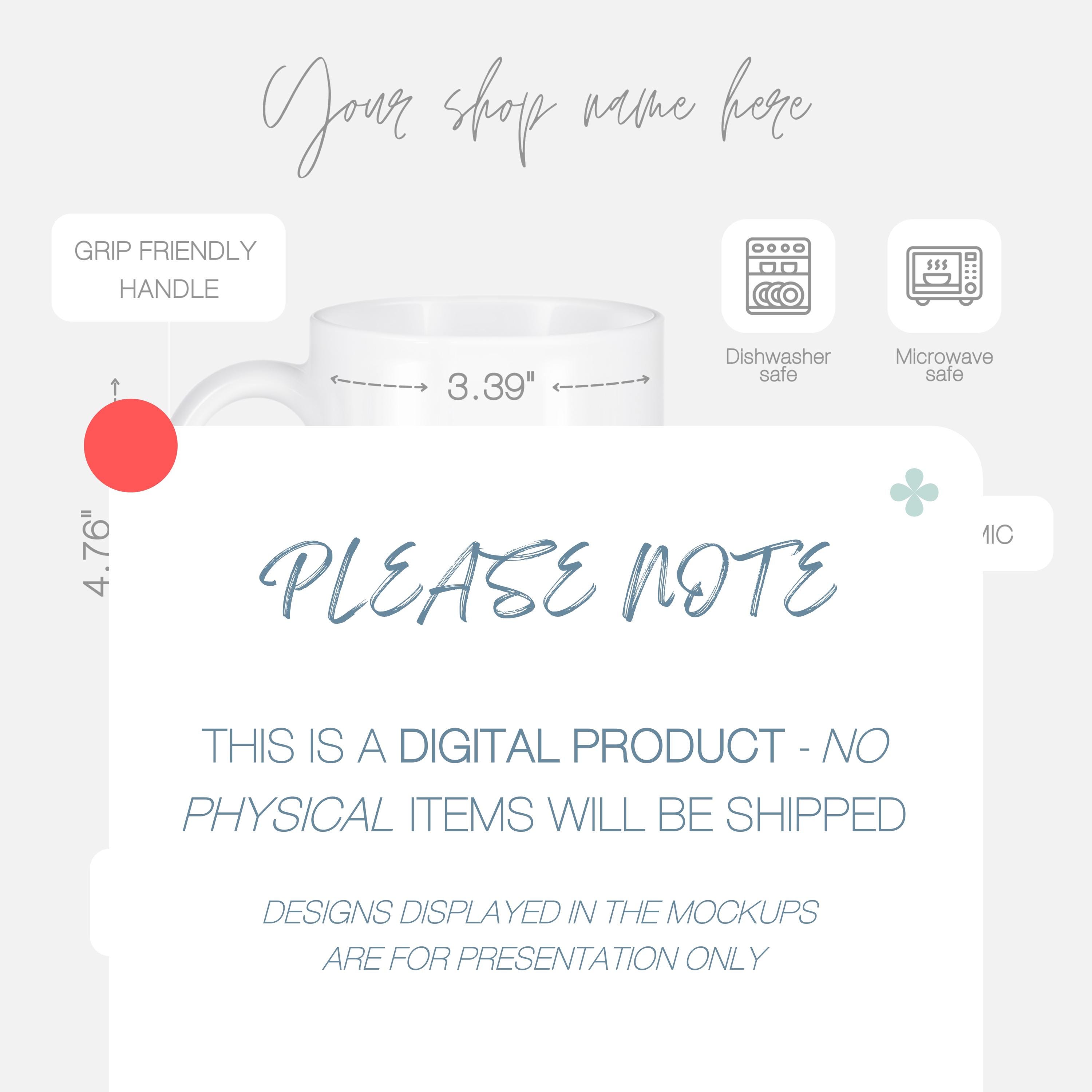 Printful Mug Size Chart & Color Chart, 11 and 15oz Ceramic Mug Size ...