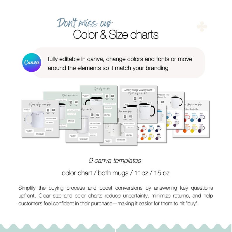 Editable Gildan Tshirt Color and Size Chart, Customizable Canva ...