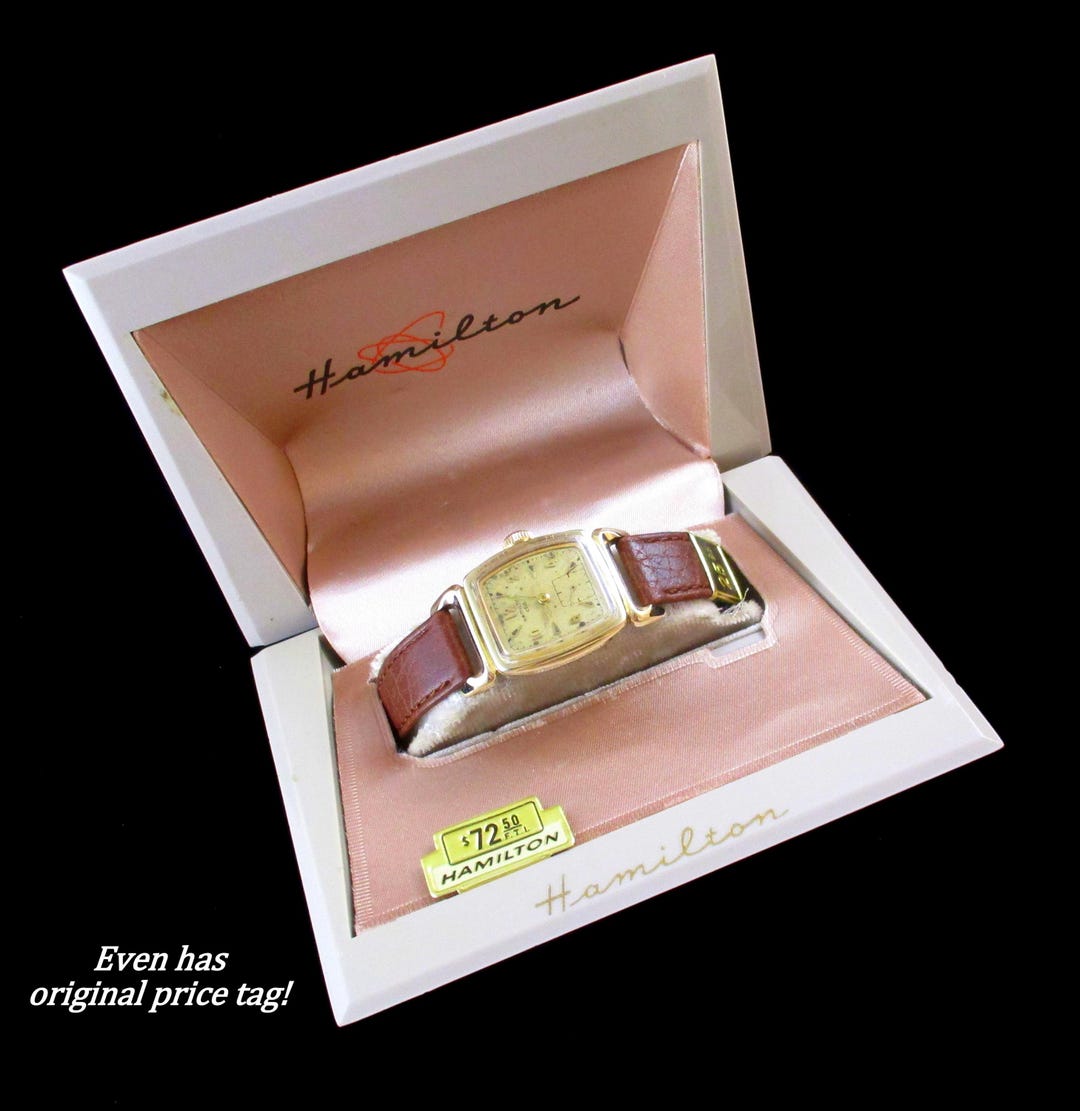 C.1953 Hamilton 'sheldon' - Amazing 22 Jewel Survivor & Original Box ...