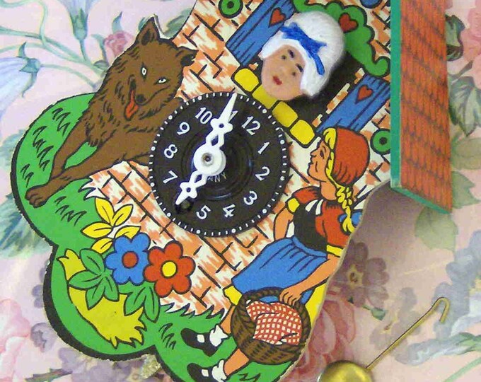Red Riding Hood Mini Cuckoo Clock - Etsy