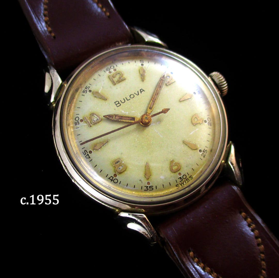 C.1955 Bulova 'commodore' - A Tropic Classic - Etsy