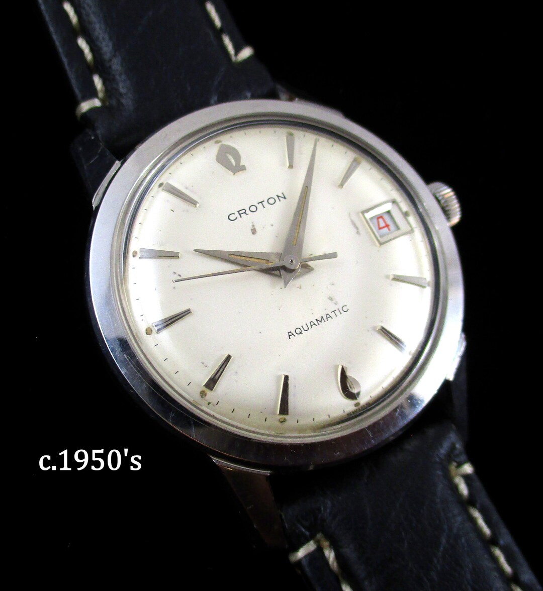 C.1960's Croton Automatic/date, Swiss ETA 2472 A Standard Classic - Etsy