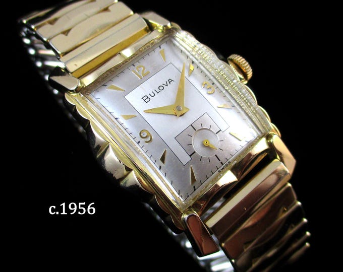 C.1956 Bulova 'senator H' - an Amazing Artistic Survivor! - (like a ...