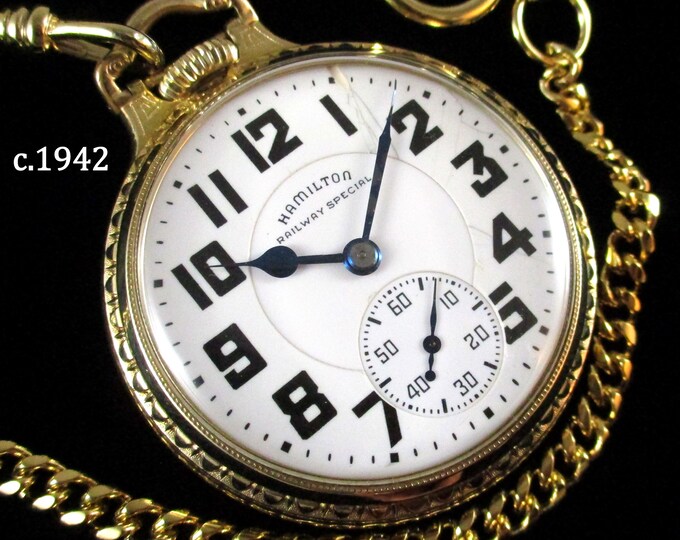 C.1942 Hamilton - Bar Over Signed Crown - 'railway Special' - Etsy