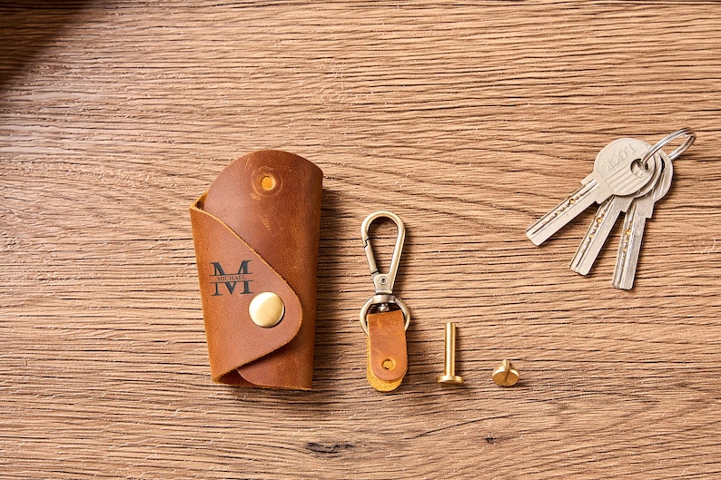 Handmade Key Holder / Organiser, Full Grain Leather Style Leather, Key ...
