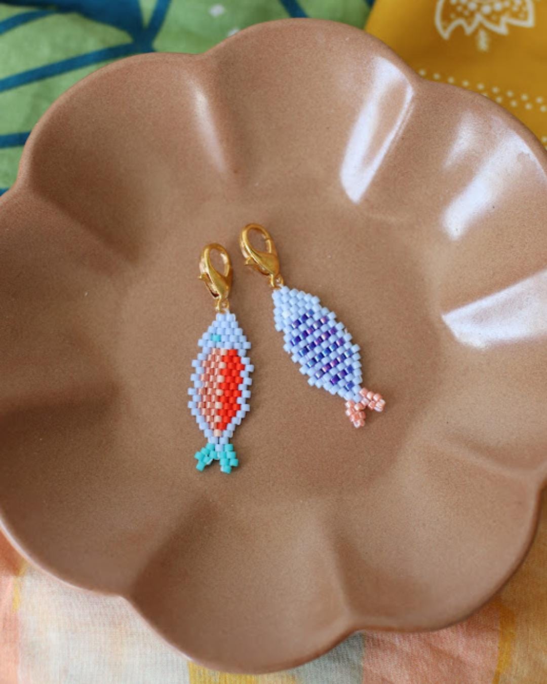 Beaded Fish Charm for Keychains Necklaces Bracelets - Etsy