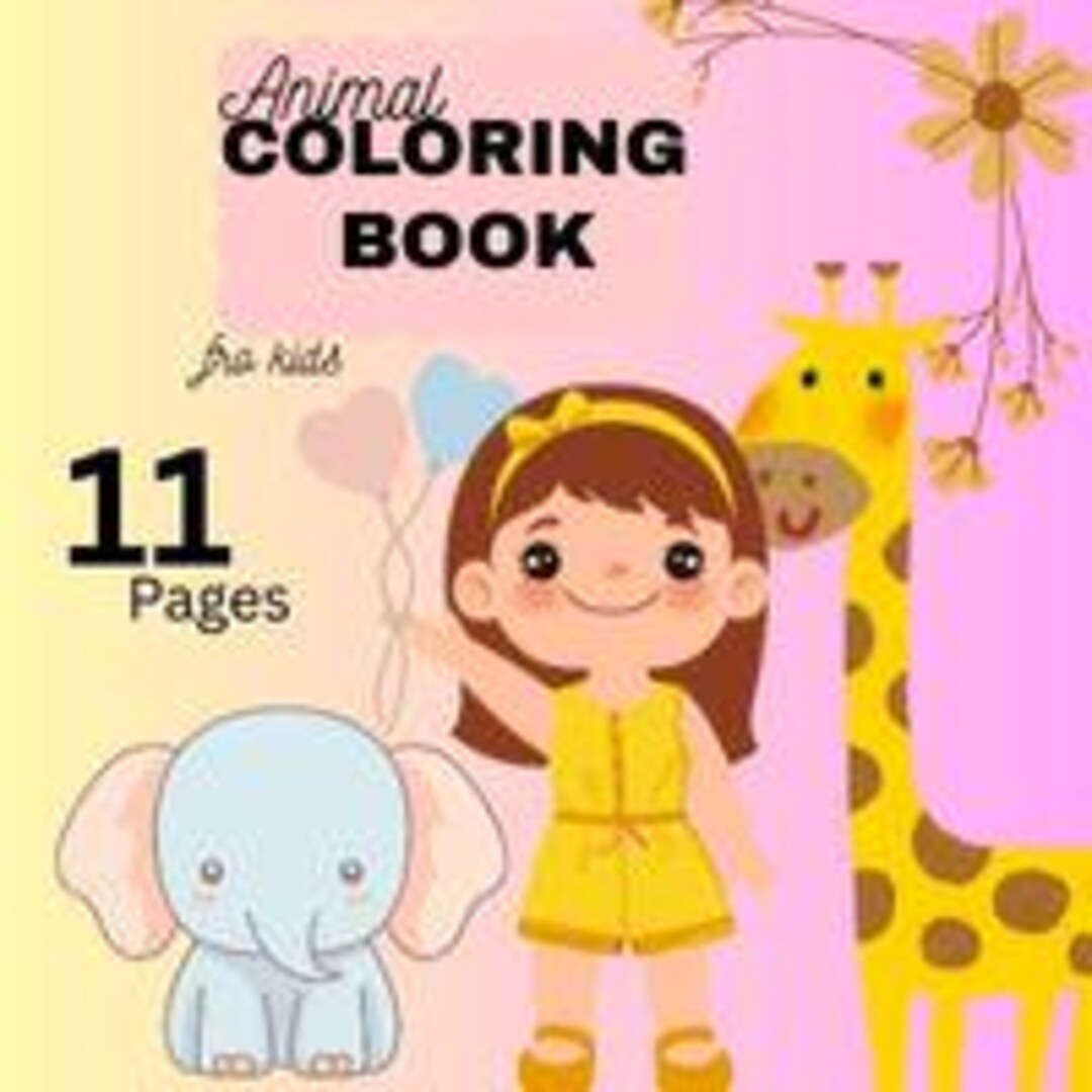 KG Class Coloring Book ,animal Coloring Book, Kids Drawing, Printable ...