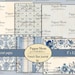 French Blue Journal Kit, 18 Journal Pages, Floral Journal, Landscape ...