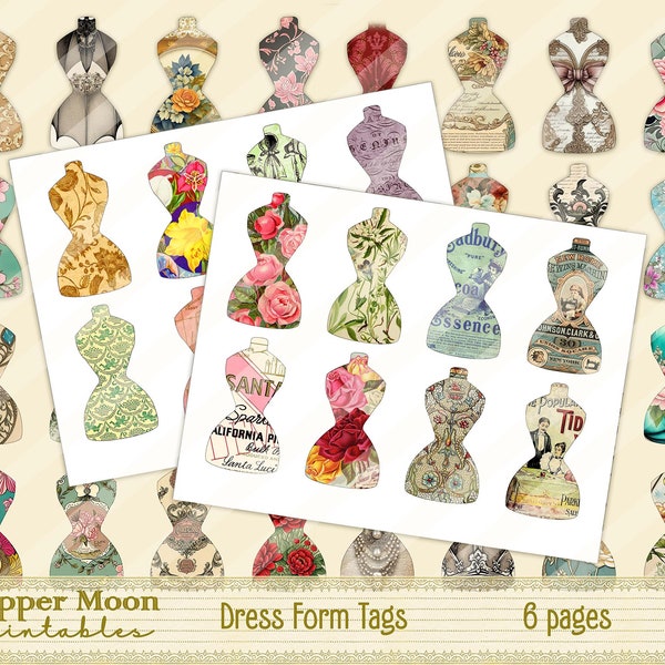 Dress Form Printable - Etsy