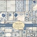 French Blue Journal Kit, 18 Journal Pages, Floral Journal, Landscape ...