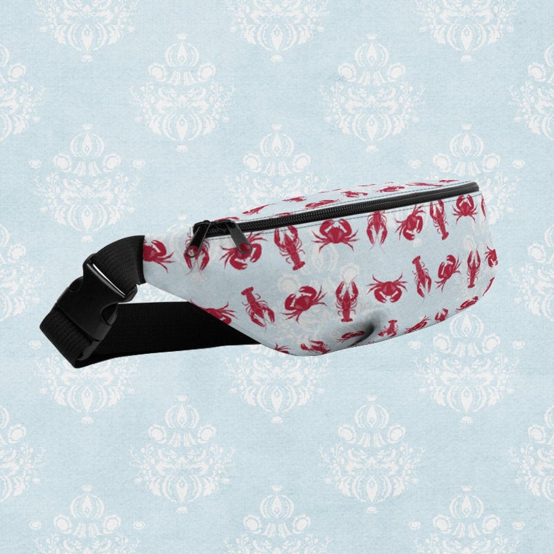 Crawfish and Crabs Damask Fanny Pack / Bum Bag / Waist Bag / Purse - Etsy