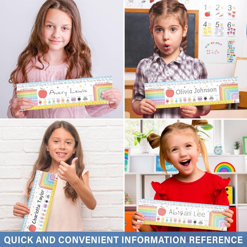 30pcs Colorful Name Tags for Kids – Desk Name Plates for Classroom ...