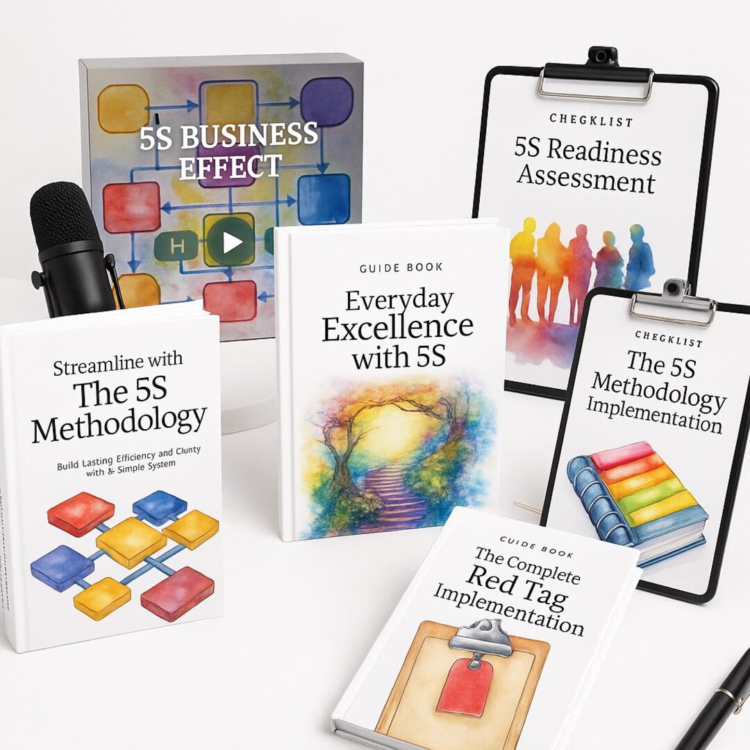 5S Methodology Business Bundle: Ebooks, Checklists, and Guides (digital ...