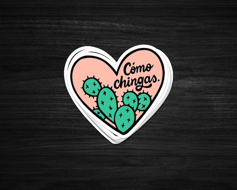 Como Chingas Vinyl Sticker: Funny Latina Decal - Etsy UK