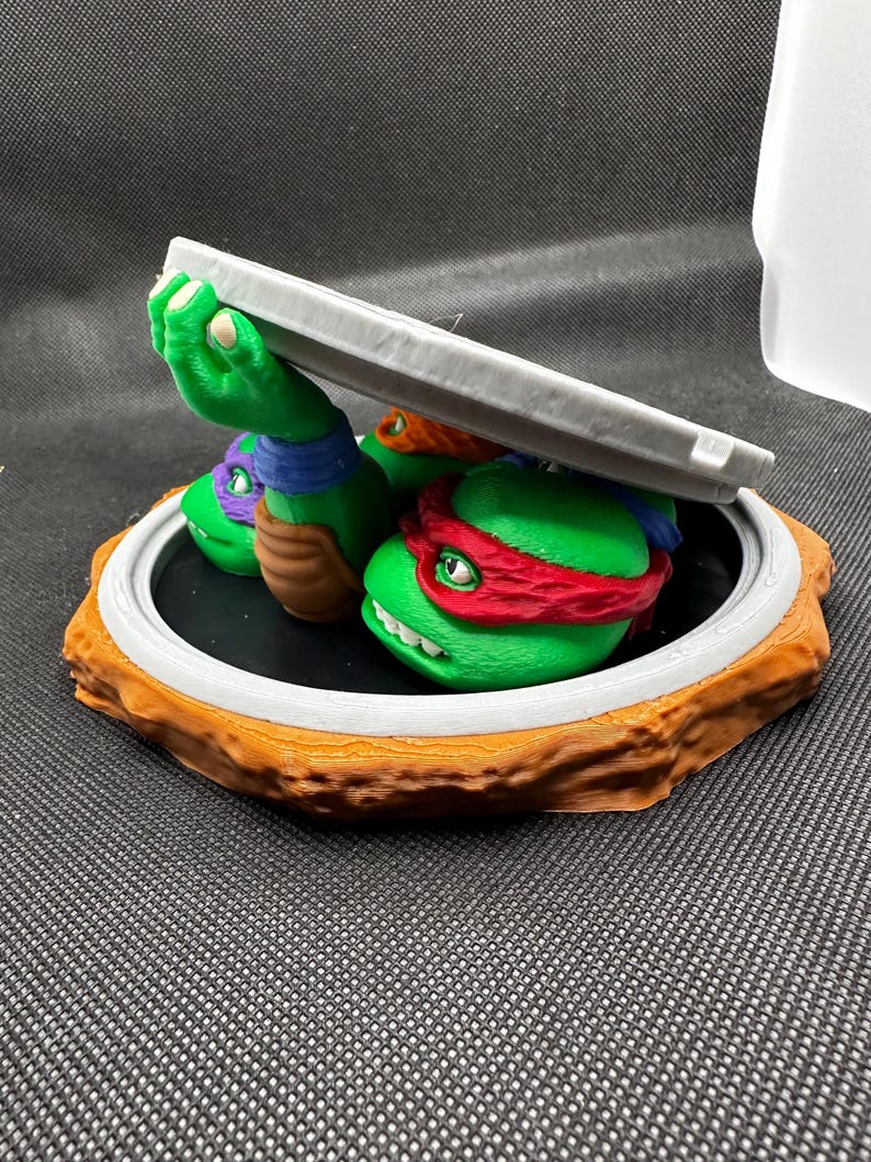 Mutant Turtle Sewer Diorama – 3D Printed Pop Culture Mashup – Funny ...