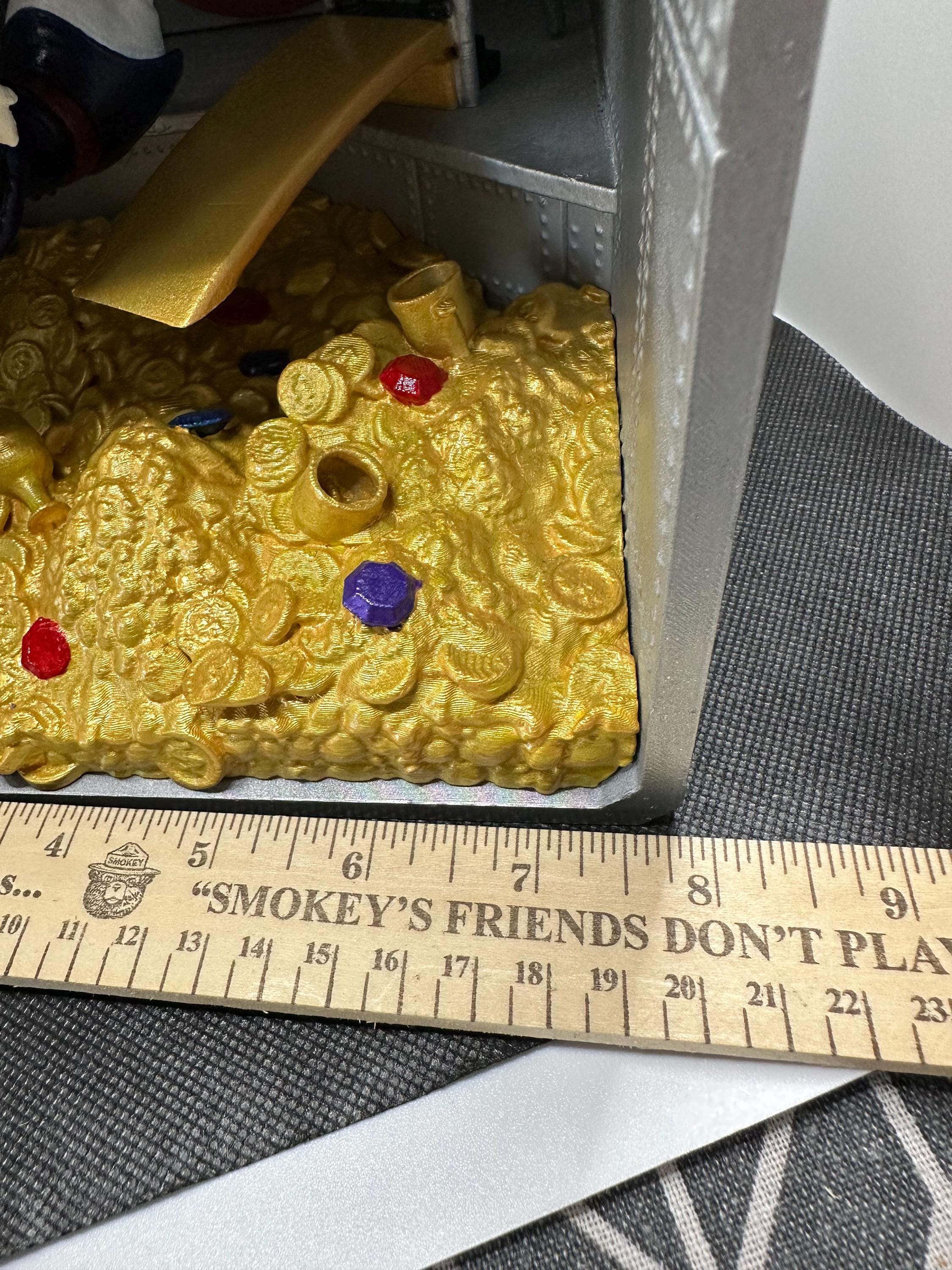 3D Printed Scrooge Mcduck Money Vault Diorama Fan Art Collectible - Etsy