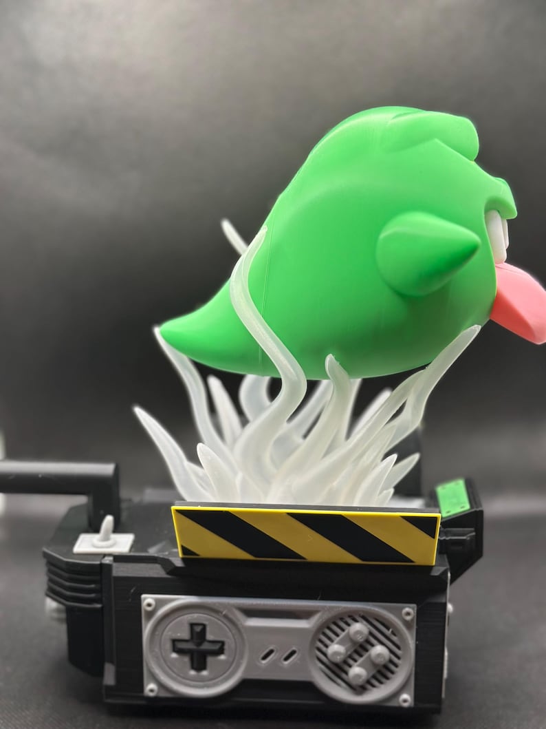 Ghostbusters Boo Mashup 3D Printed Mario Ghost in Trap Glow Effect ...