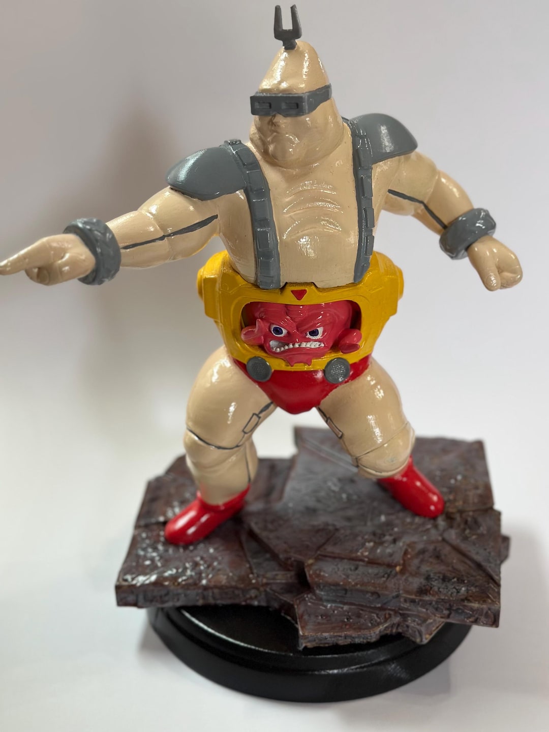 Custom Krang Android Body Figure – Hand-painted TMNT Villain ...