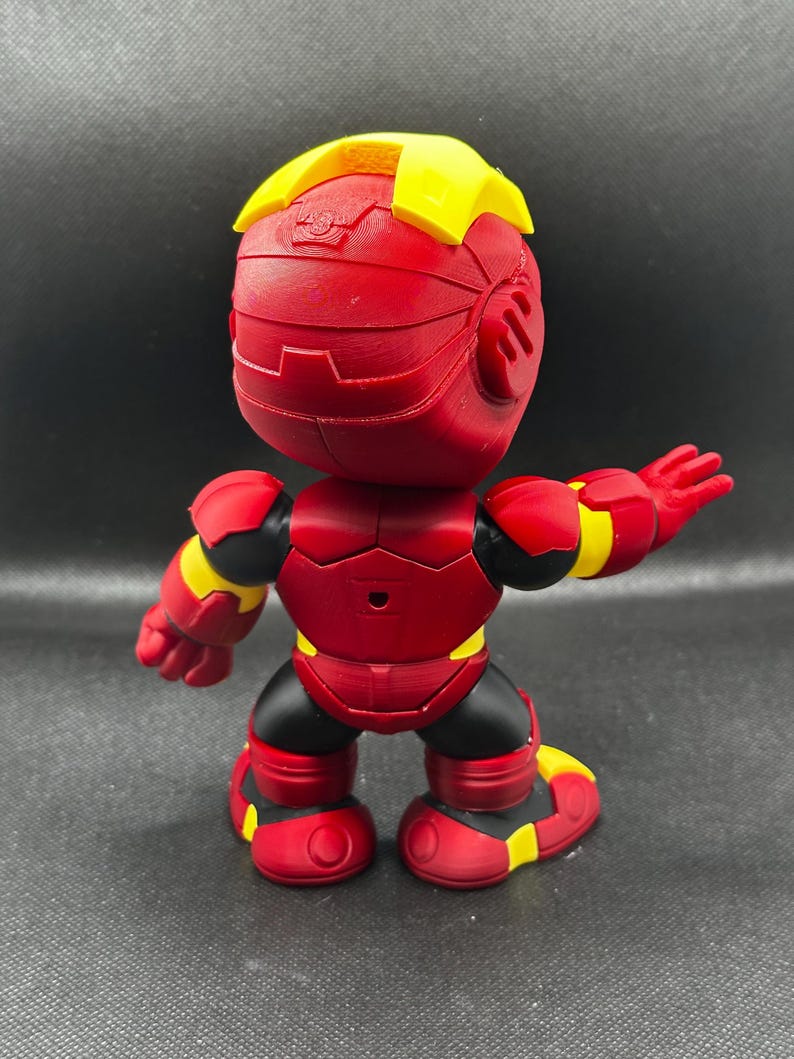 Ironman Mario Mashup Figure – 3D Printed Superher Collectible • Geek ...